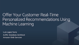 Real-time personalization and recommendation | Amazon Personalize | AWS